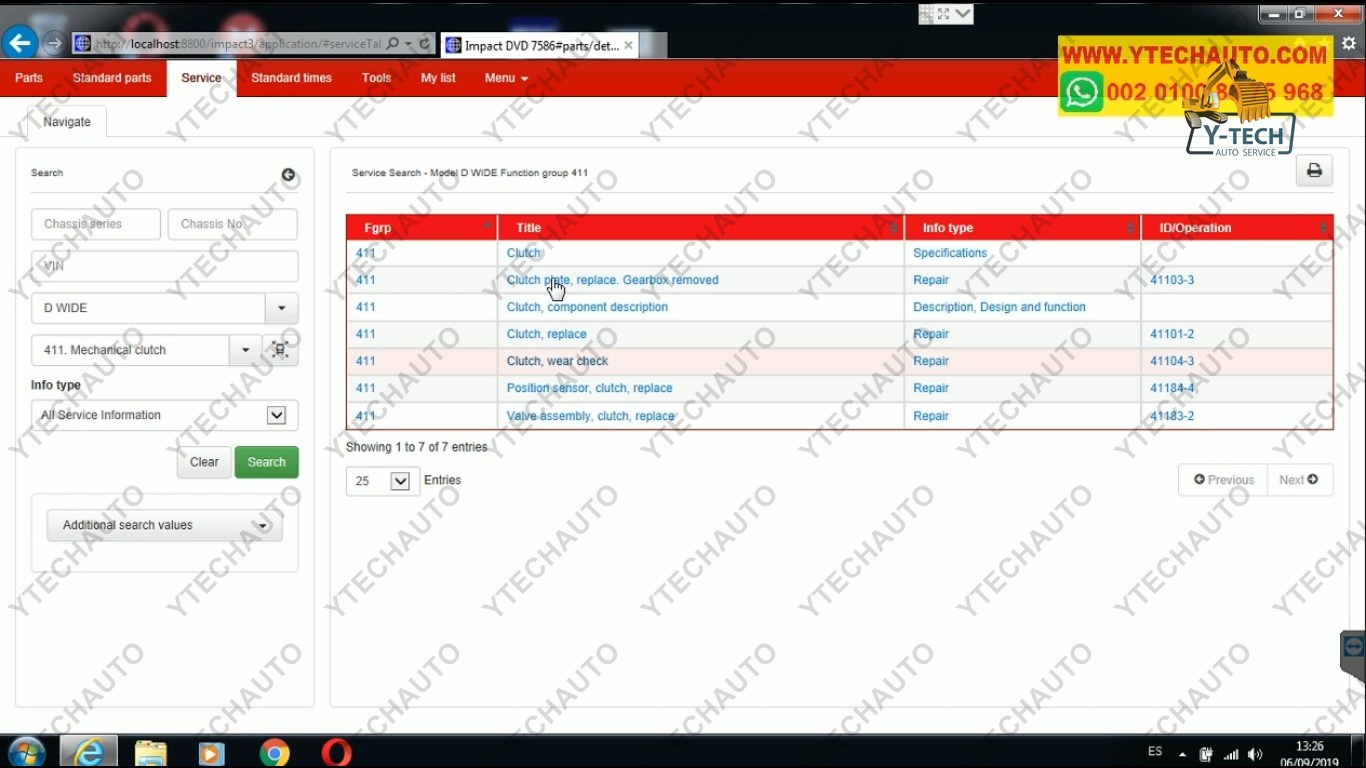 Renault Trucks IMPACT 2018 Parts & Service Manuals | Y-TECH AUTO SERVICE
