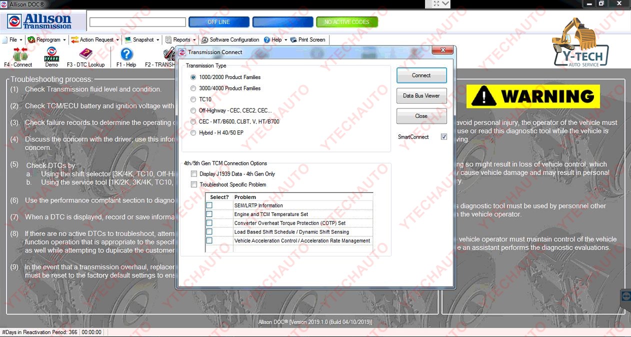 ALLISON DOC 2019 + 5th Gen. Data + Troubleshooting Manuals + Wiring ...