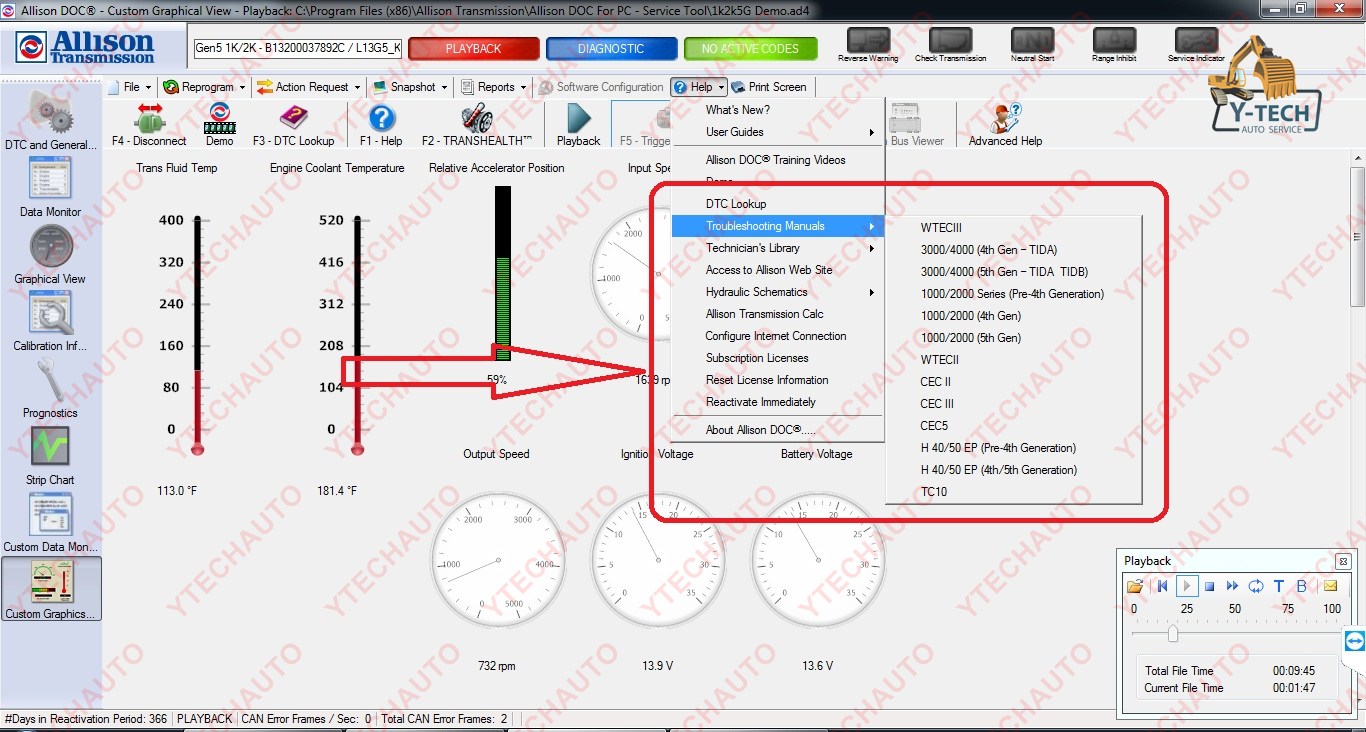 ALLISON DOC 2019 + 5th Gen. Data + Troubleshooting Manuals + Wiring ...